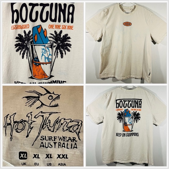 hot tuna | Shirts | Hot Tuna Keep On Swimming Fish Surfboard Surfwear ...